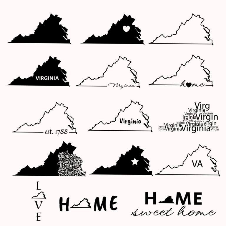 Virginia SVG Bundle – MasterBundles