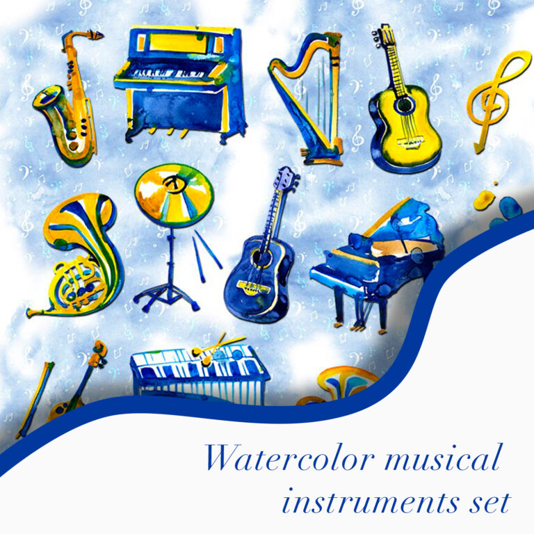 Digital Musical Instrument Clipart – MasterBundles