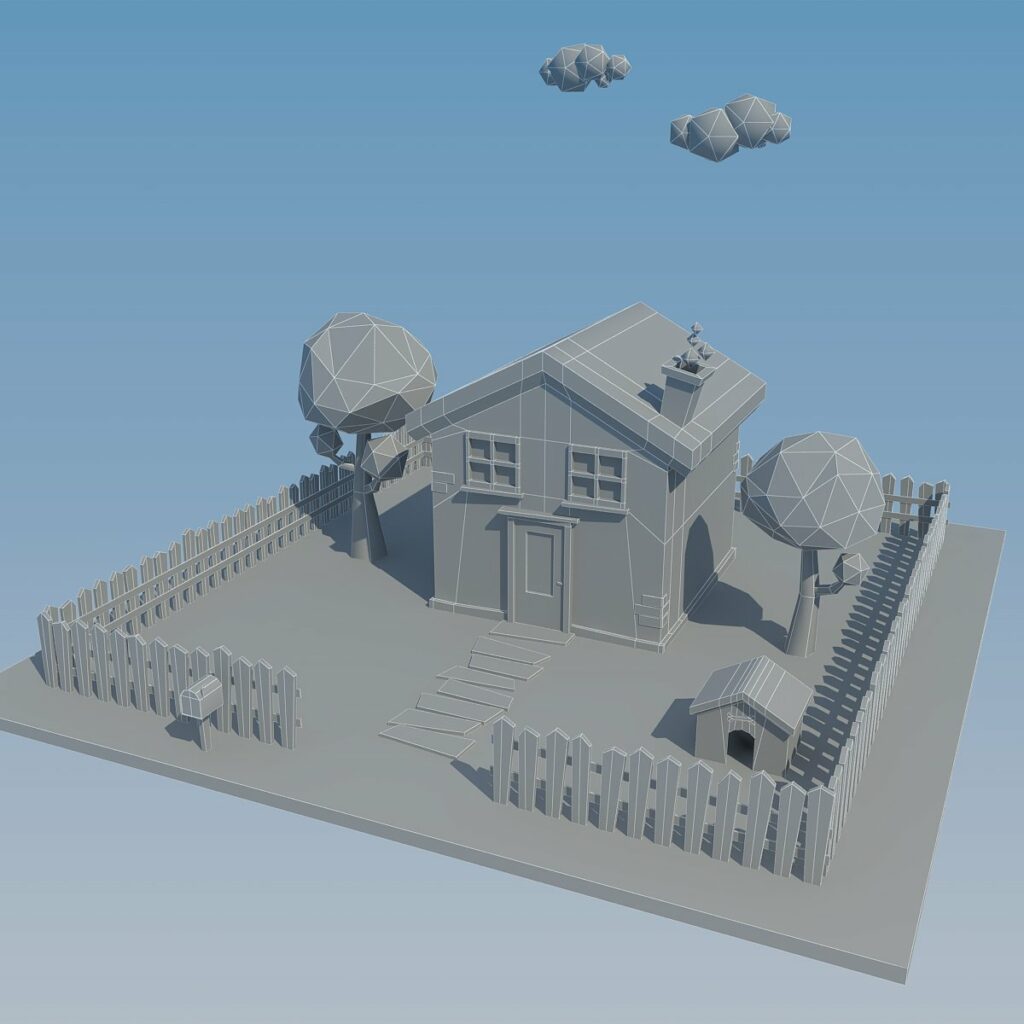 Low Poly House – MasterBundles