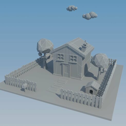 Low Poly House – MasterBundles