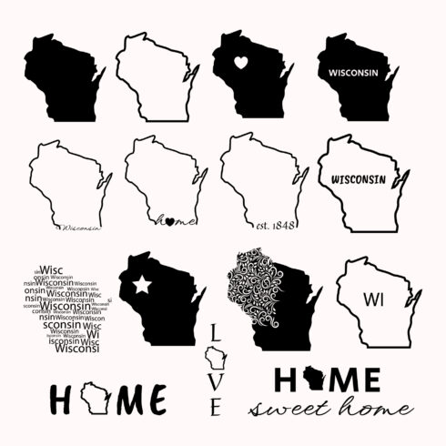Wisconsin State Svg Bundle – MasterBundles