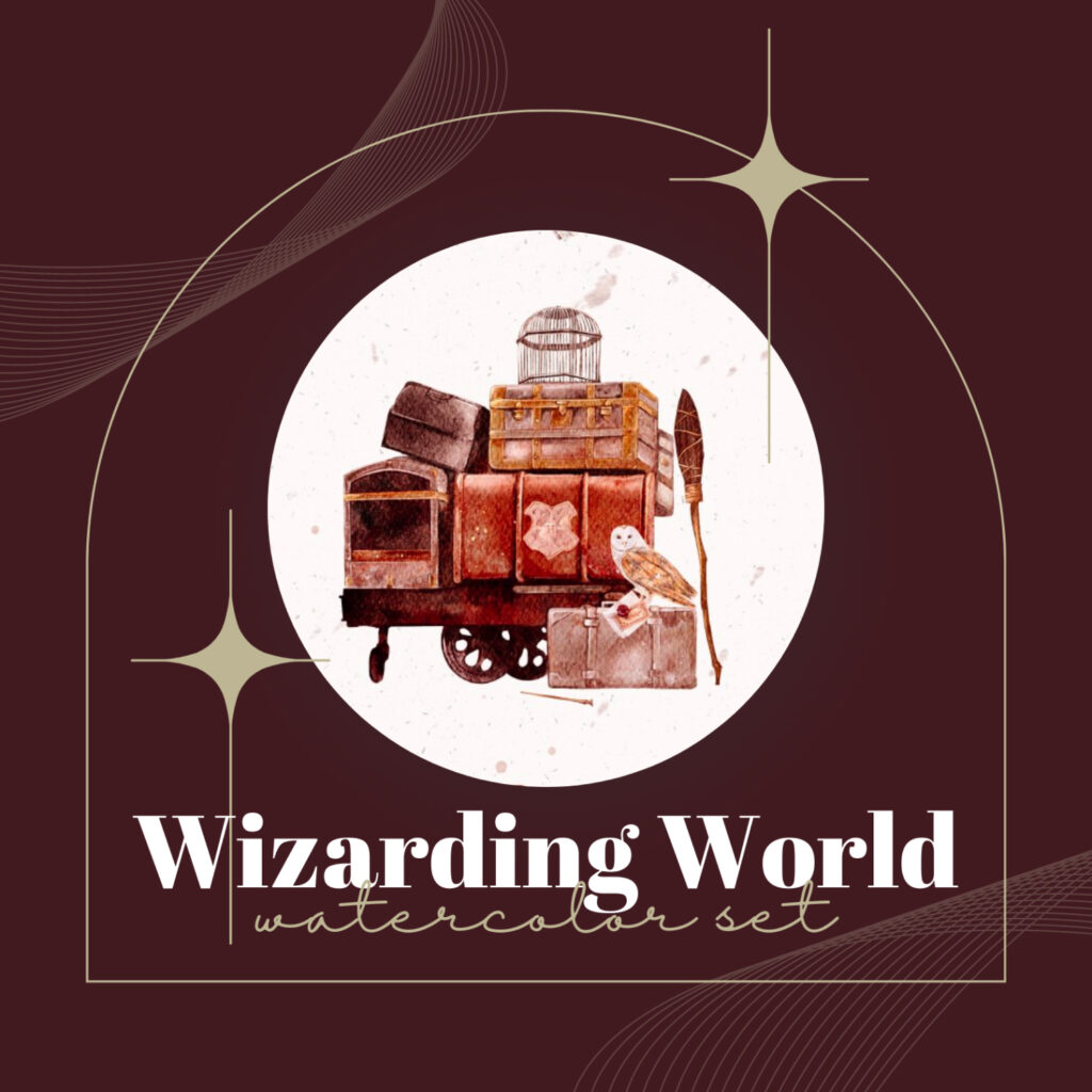 Wizarding World Watercolor Set – MasterBundles