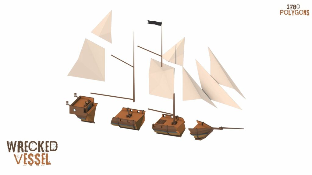 Wrecked Pirate Ships – MasterBundles