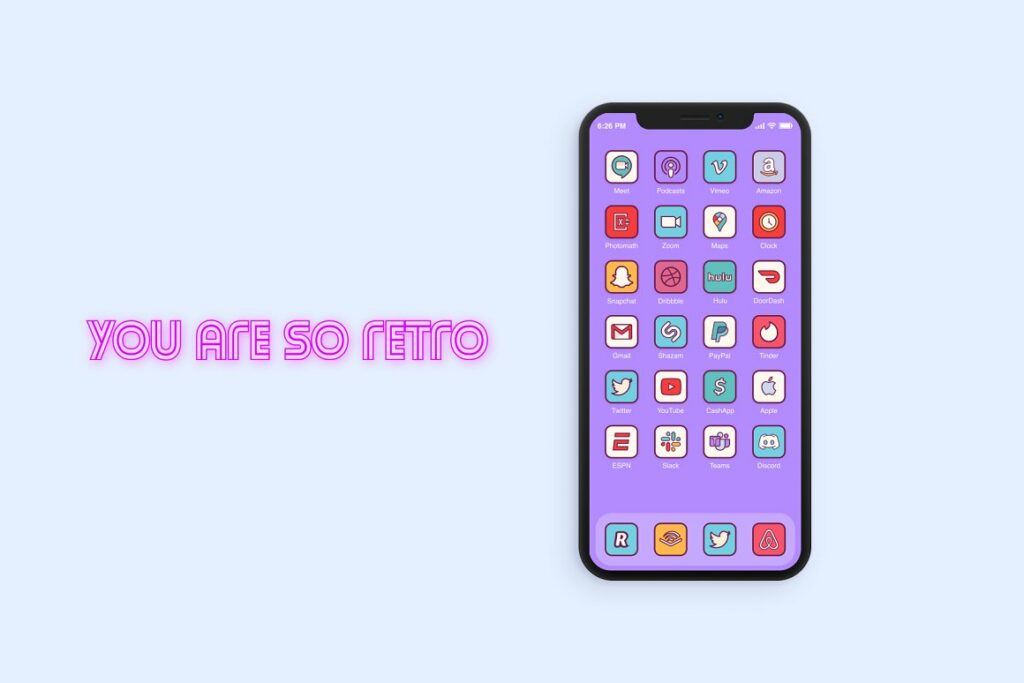 IOS 14 Retro Home Screen Icons – MasterBundles