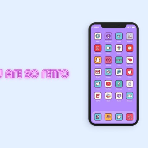 IOS 14 Retro Home Screen Icons | Master Bundles