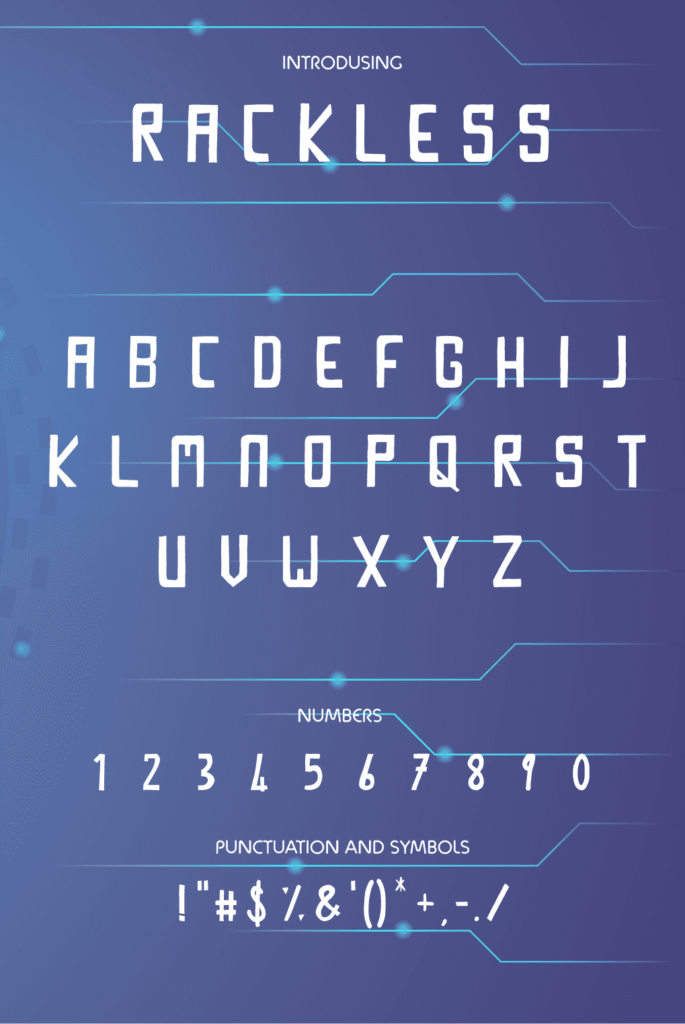 Rackless Font – MasterBundles