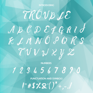 Trouble Font – MasterBundles