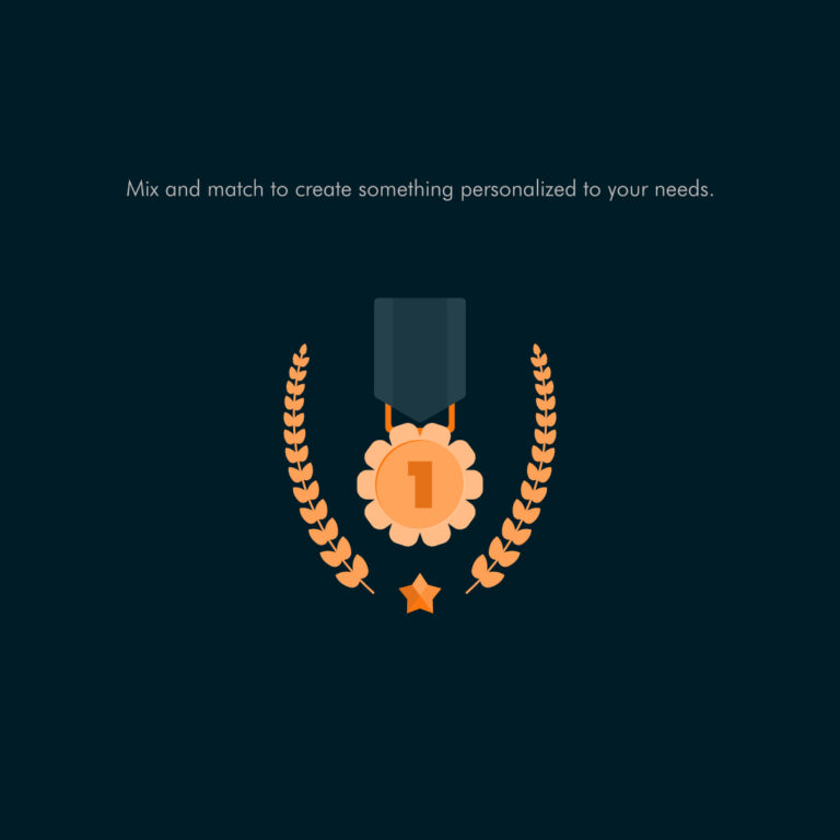 Vector Medals and Award Icon Generator Set - MasterBundles