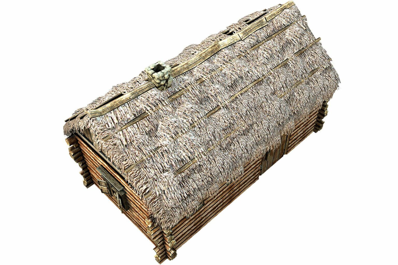 Wooden Thatch House – MasterBundles