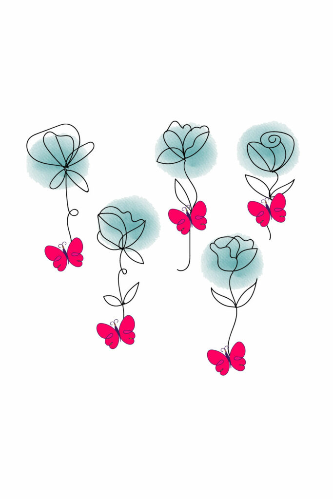 Rose Watercolor SVG Bundle | MasterBundles