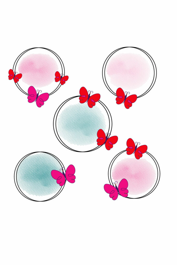 Butterfly Watercolor Art Bundle | MasterBundles