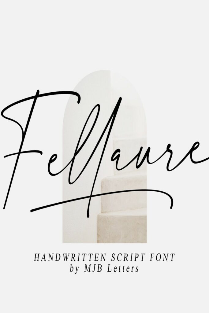 Fellaure Modern Script Font - MasterBundles