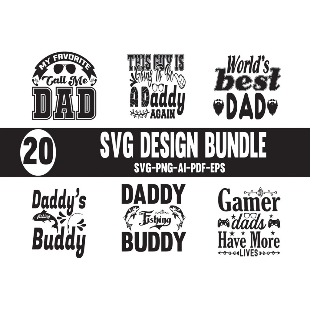 Dad SVG Designs Bundle | MasterBundles
