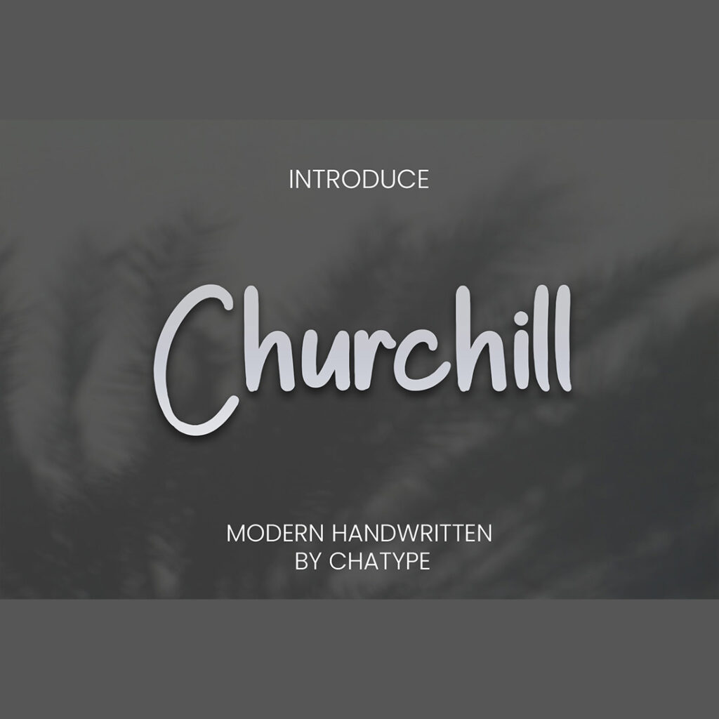 Churchill Font - MasterBundles