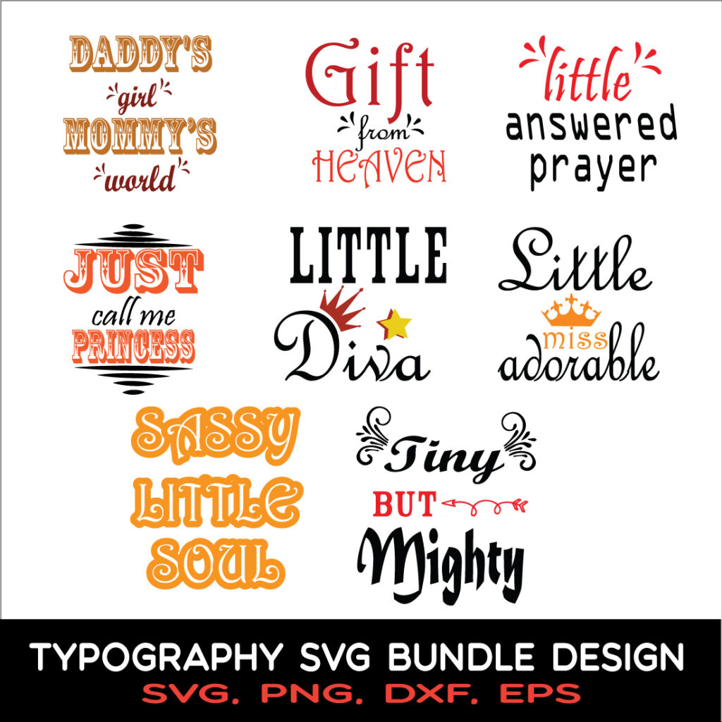 Typography T-shirt Bundle Design - MasterBundles