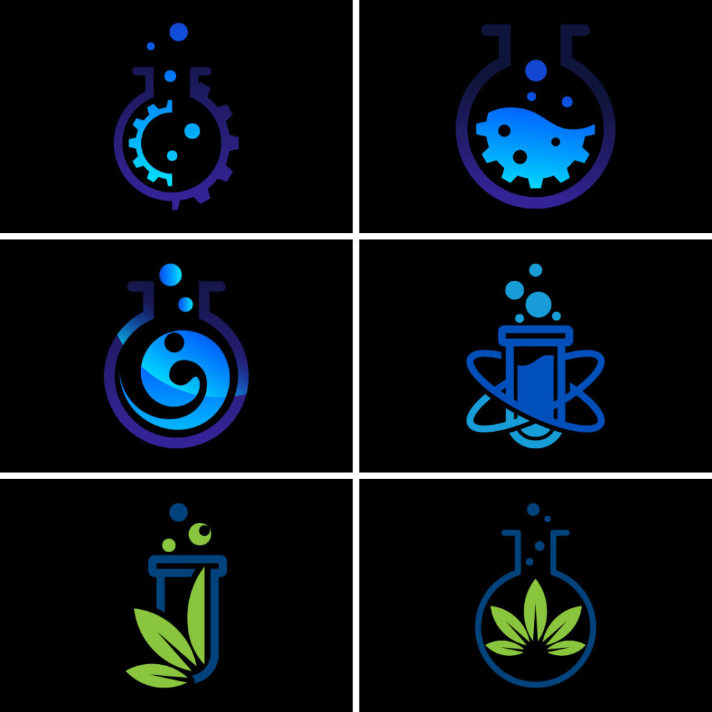 Lab logo template vector design, Lab logo science | MasterBundles