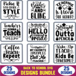 Back To School SVG Designs Bundle - MasterBundles