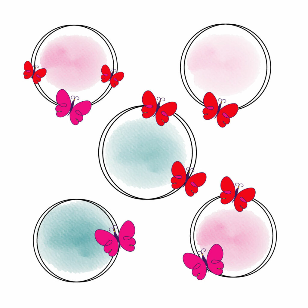 Butterfly Watercolor Art Bundle | MasterBundles