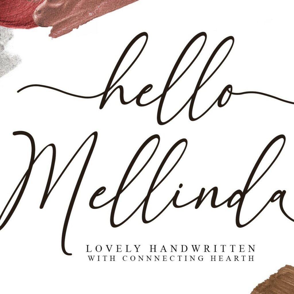Hello Melinda Modern Calligraphy Font - MasterBundles