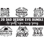Dad SVG Designs Bundle | MasterBundles