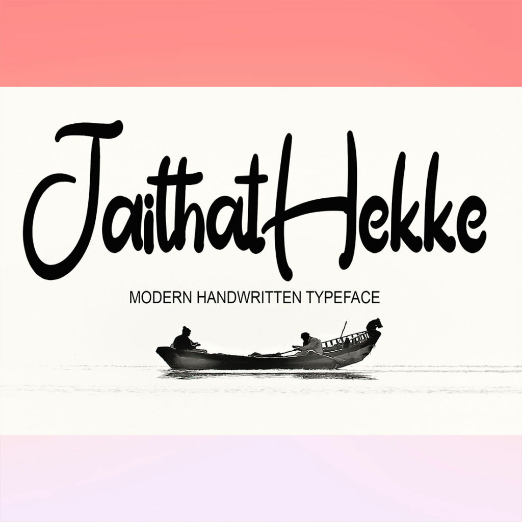 Jaithat Hekke Handwritten Font - only$5 - MasterBundles