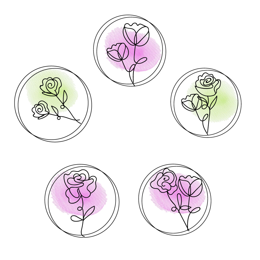 Watercolor svg bundle - MasterBundles