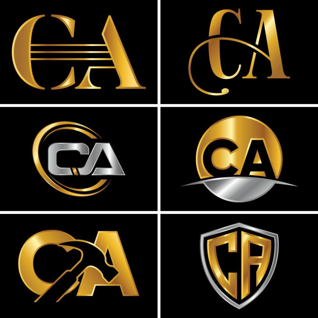 C A Initial Letter Logo design, Graphic Alphabet Symbol for Corporate ...