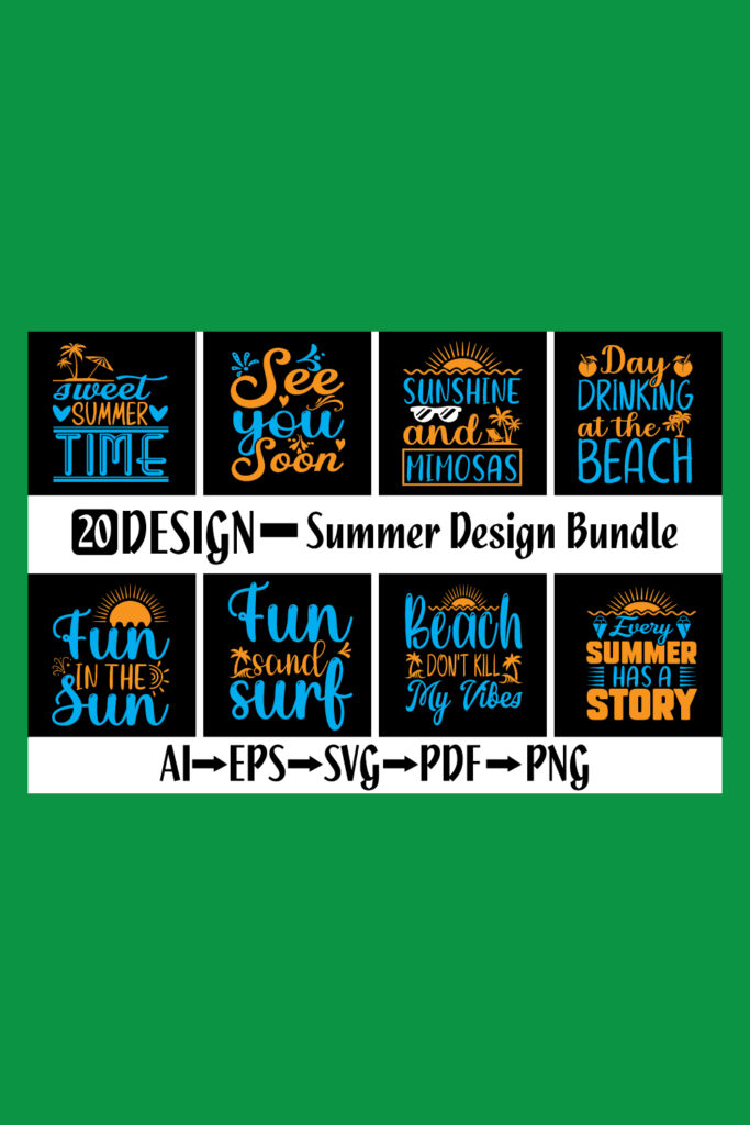 Summer Design Bundle - MasterBundles