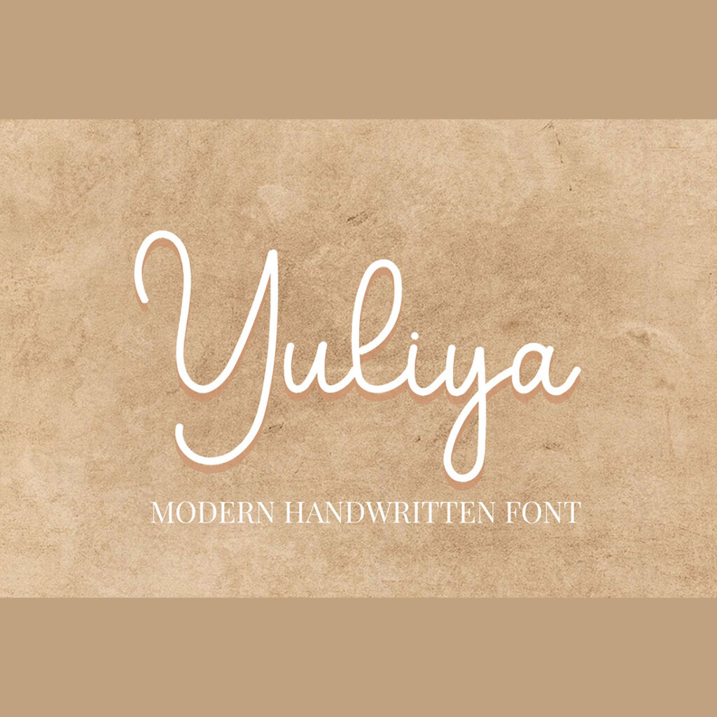 Yuliya Font - MasterBundles