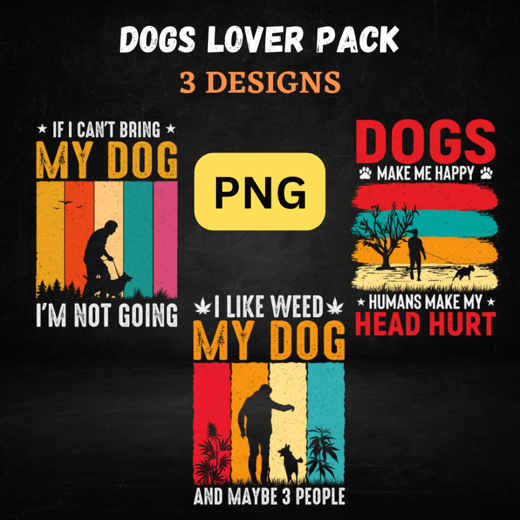 Dogs Lover Pack PNG - MasterBundles