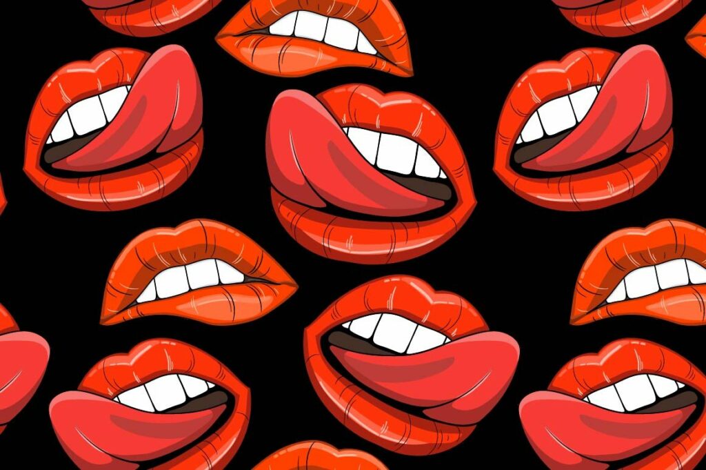 Vector Set With Sexy Lips – MasterBundles