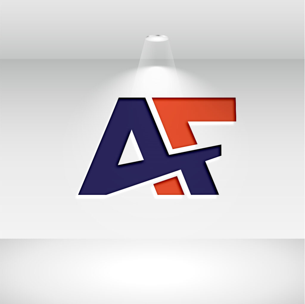 A F Initial Letter Logo design, Graphic Alphabet Symbol for Corporate ...