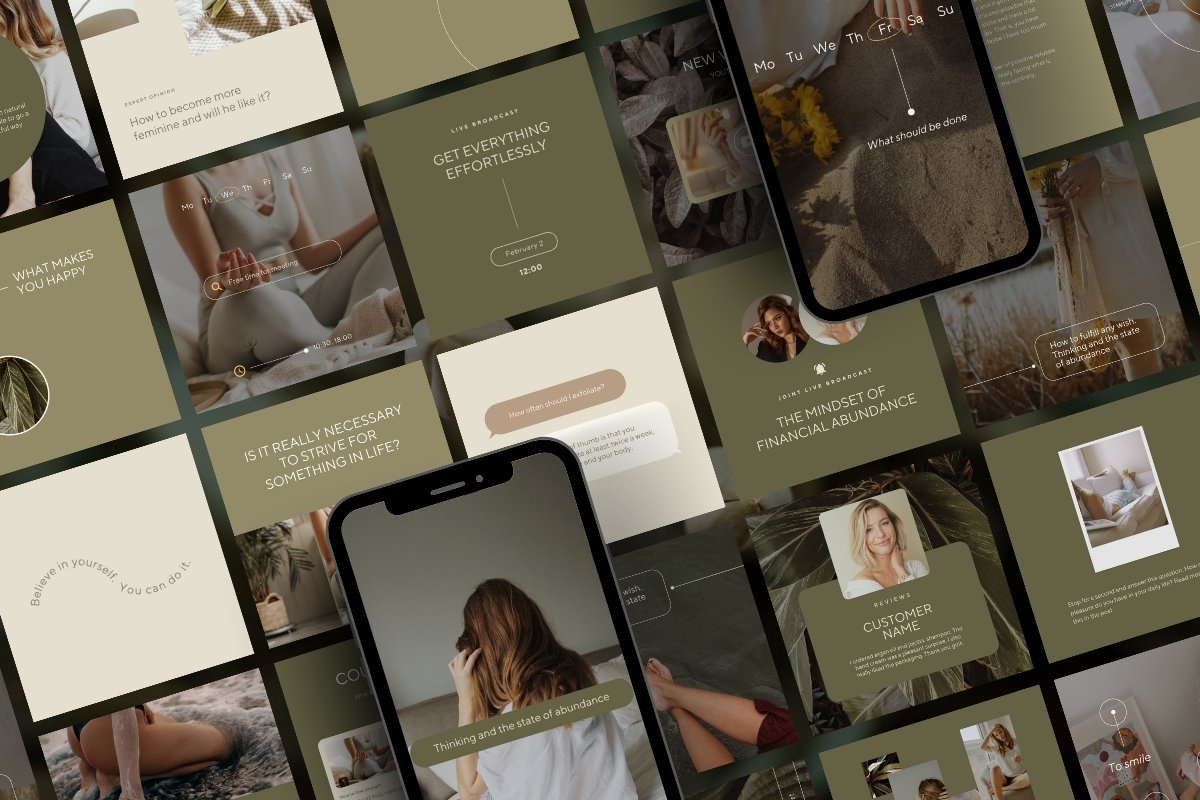 Multipurpose Instagram and Facebook Templates - MasterBundles