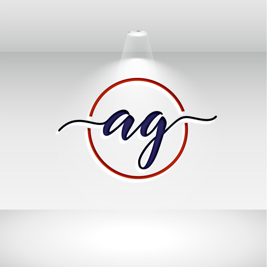 A G Initial Letter Logo design, Graphic Alphabet Symbol for Corporate ...