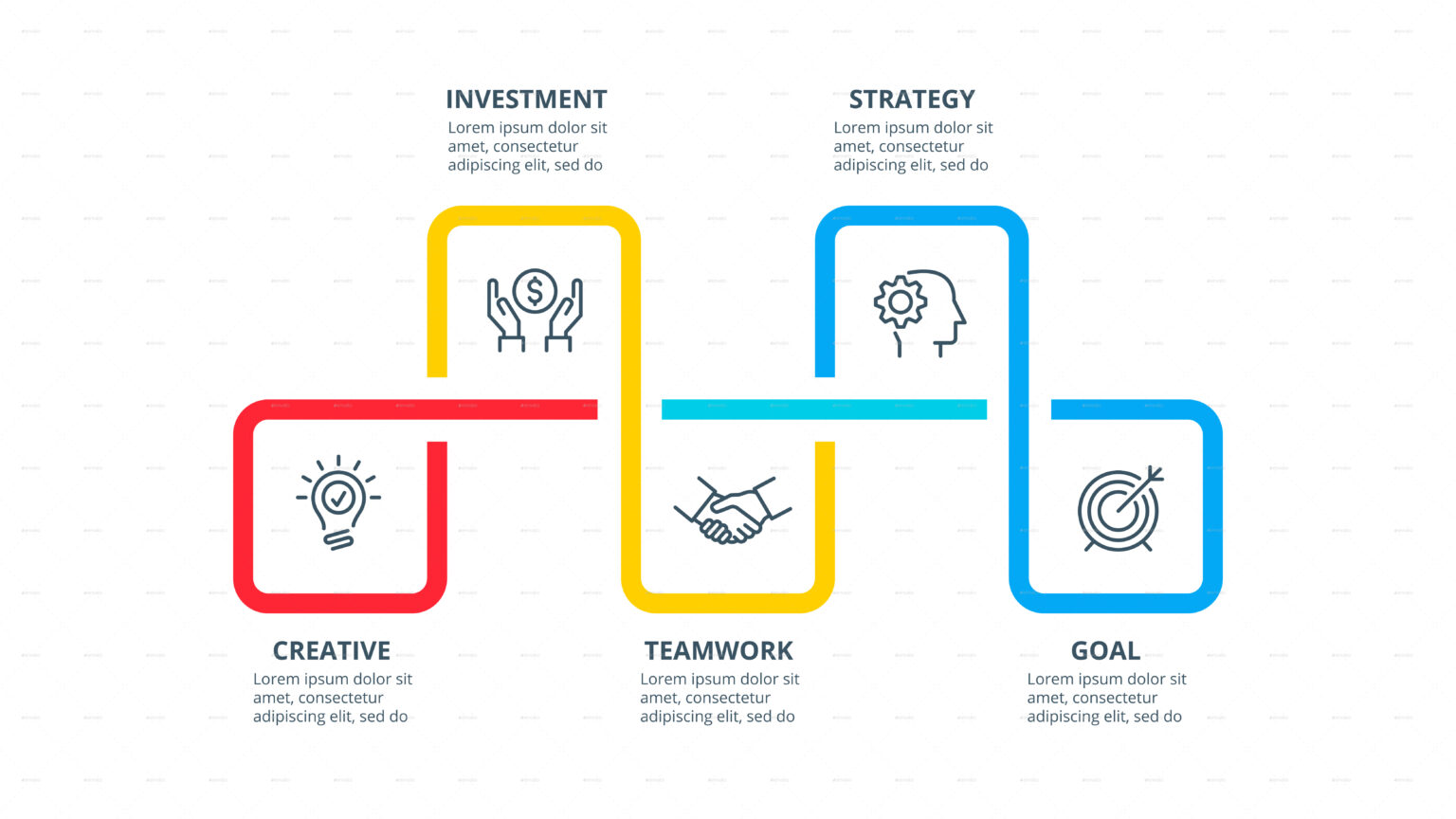 Abstract Infographics Set 01 – MasterBundles