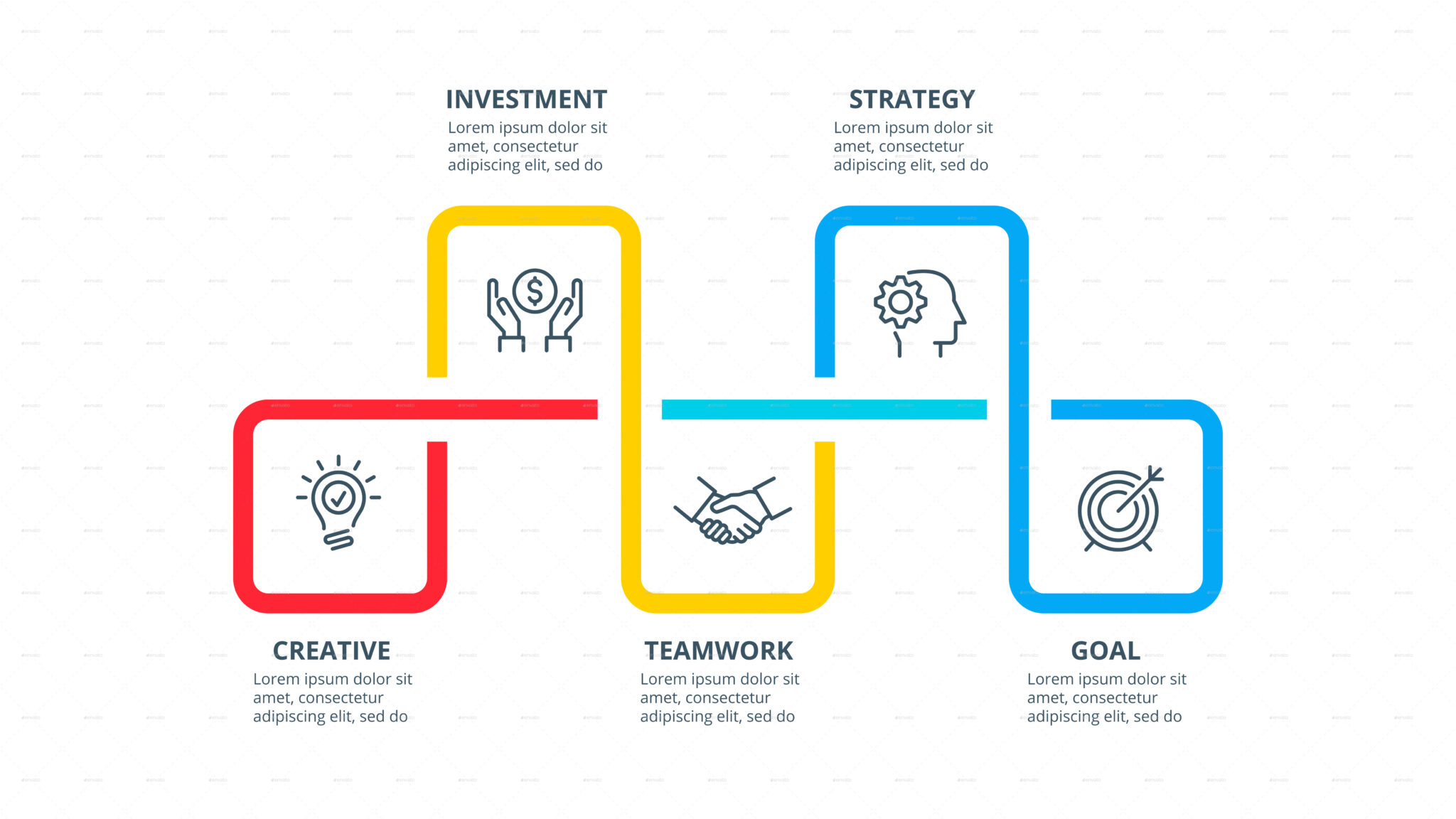 Abstract Infographics Set 01 – MasterBundles