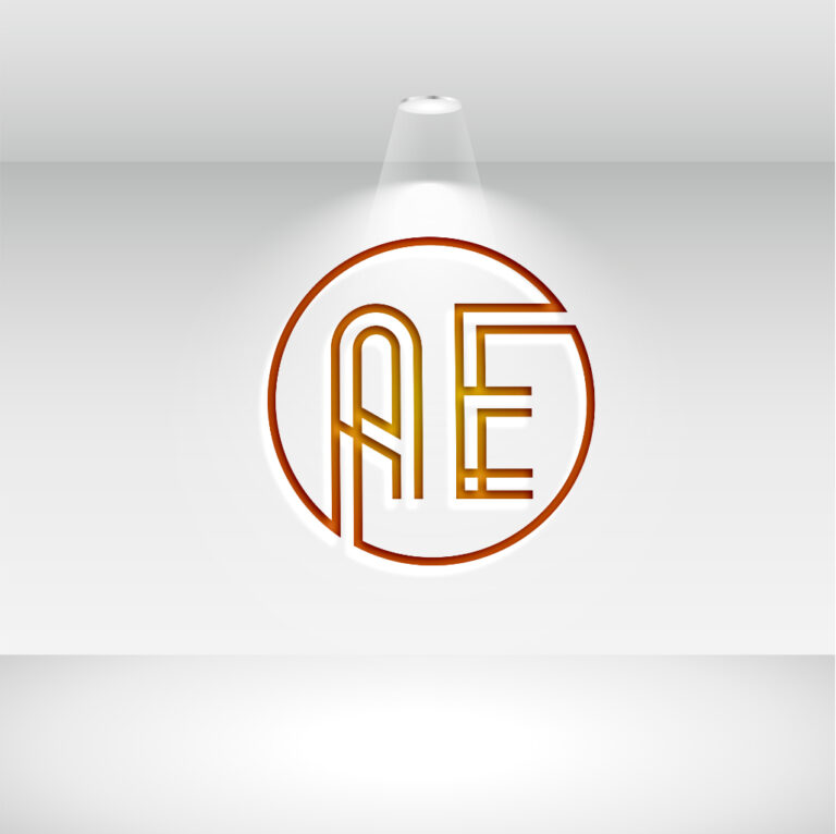 A E Initial Letter Logo design, Graphic Alphabet Symbol for Corporate ...