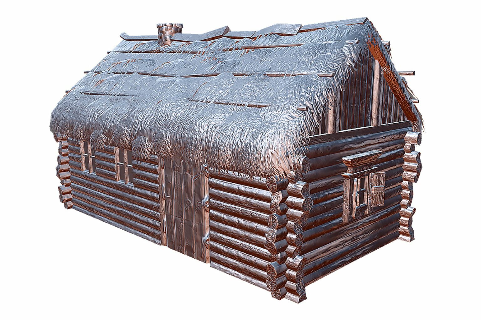 Wooden Thatch House – MasterBundles