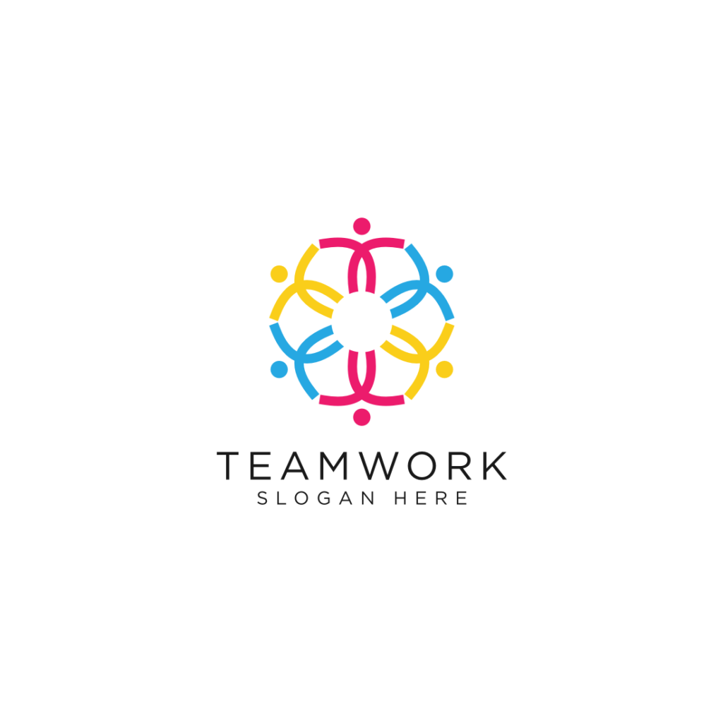 teamwork logo design vector | MasterBundles