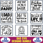 Dad SVG Designs Bundle | MasterBundles