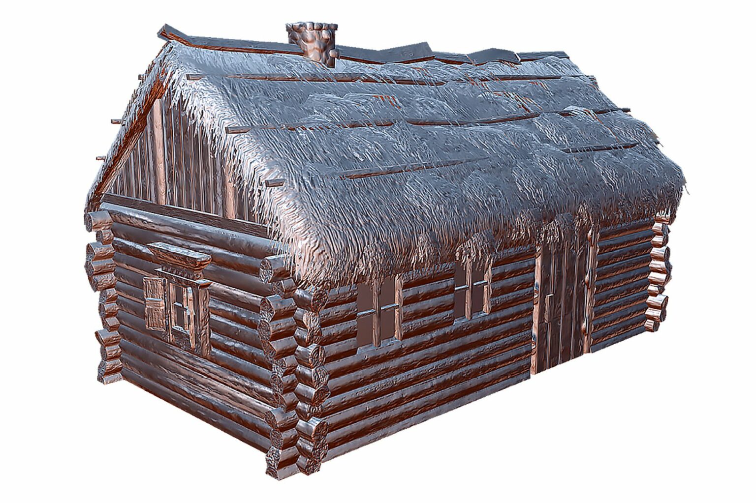 Wooden Thatch House – MasterBundles