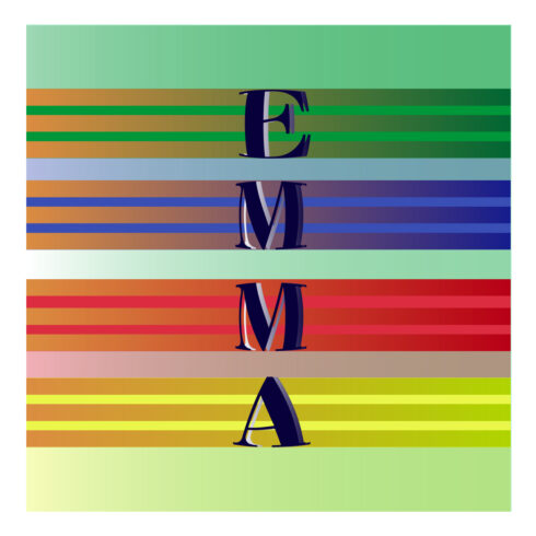 Emma Leter Color Vector Logo - MasterBundles