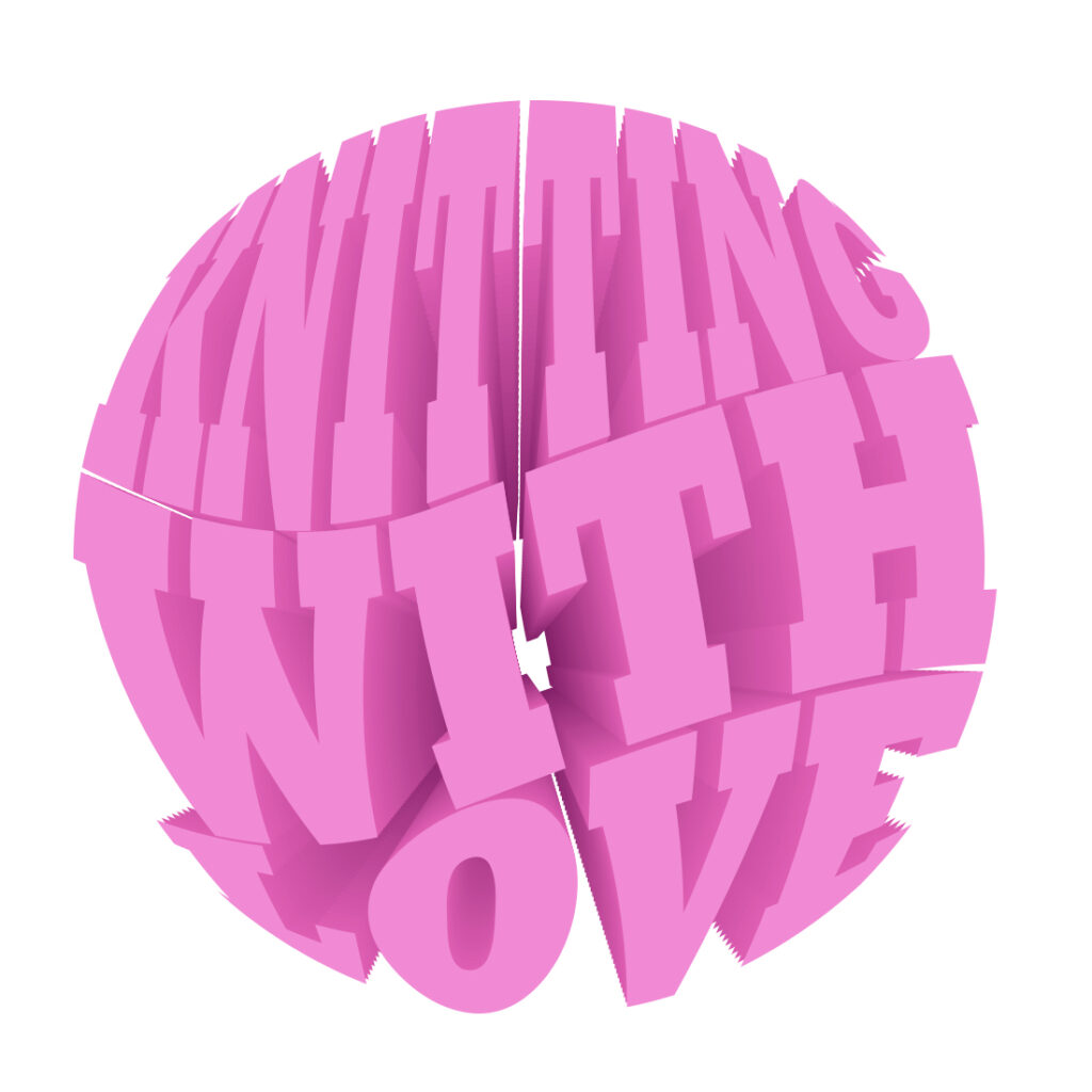 Vector Logo Knitting with Love - MasterBundles