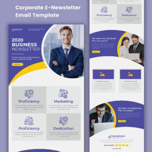 Colorful Creative Corporate Email Marketing Newsletter template ...
