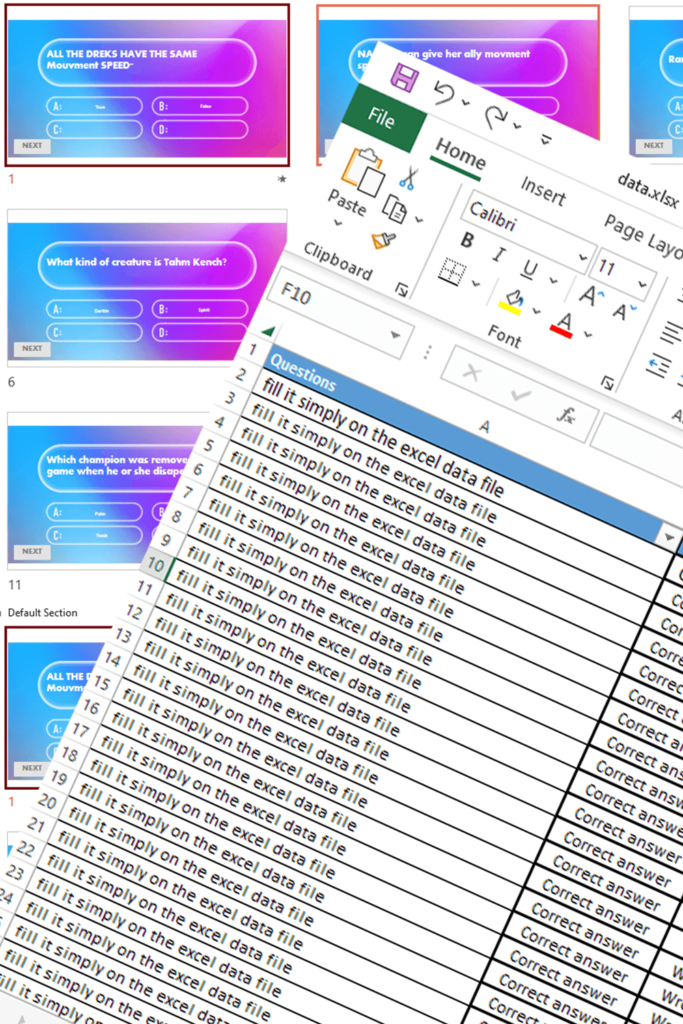 Smart Multiple Choice Quiz Template - MasterBundles