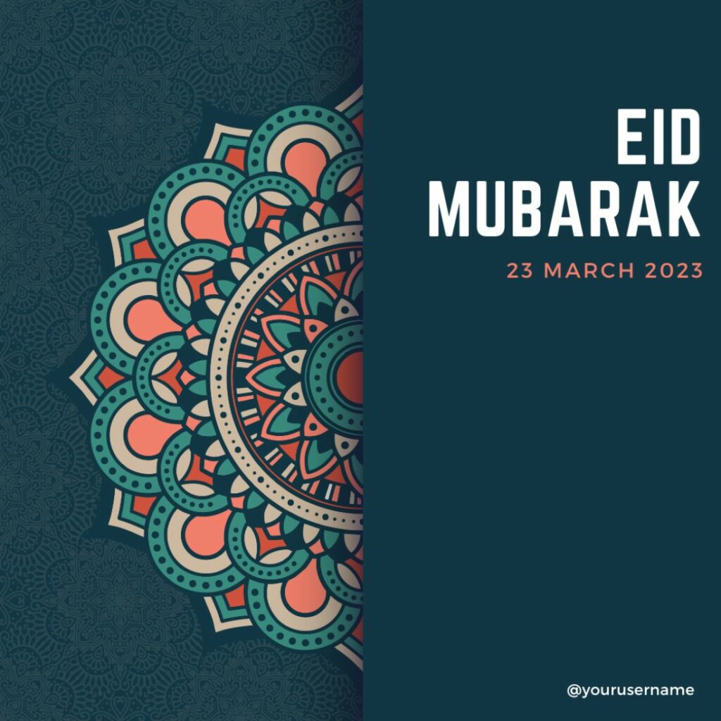 Eid Special Social Media Post Template | MasterBundles