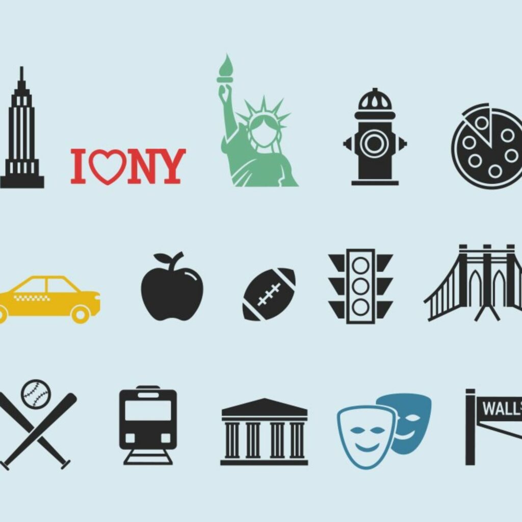 15 New York City Icons – MasterBundles
