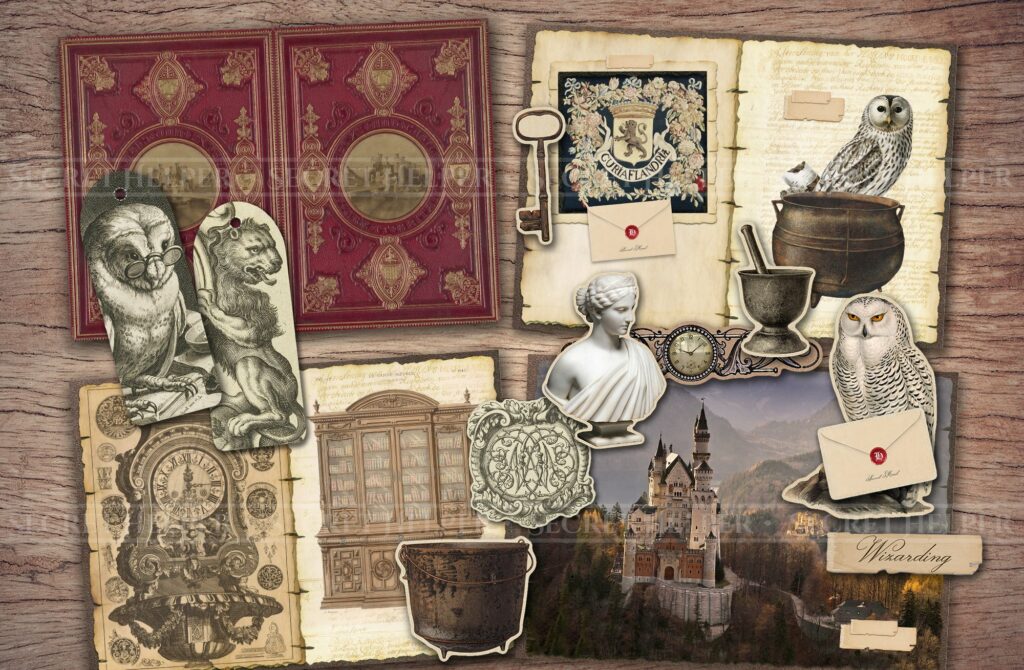 Wizarding School Scrapbook Kit – MasterBundles