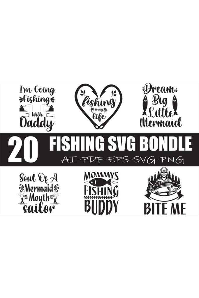 Fishing SVG Designs Bundle | MasterBundles