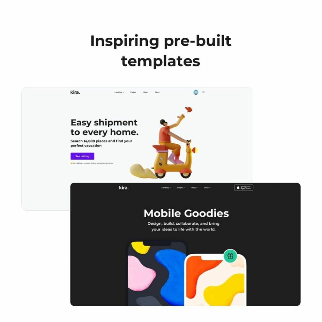 Kira Minimalist Design System - MasterBundles